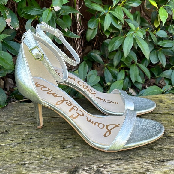 Sam Edelman | Shoes | Sam Edelman High Heel Leather Strappy Ankle Strap ...